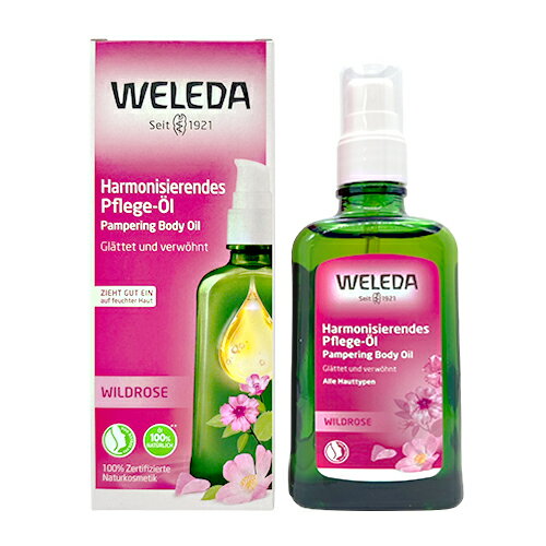 ブランド名ヴェレダ (WELEDA)商品名ワイルドローズボディオイルポンプタイプ並行輸入品(WILD ROSE BODY OIL)カテゴリー ボディケア ボディオイル商品説明こちらは海外仕様パッケージです。バラの香りで贅沢感を満たす、全身用...