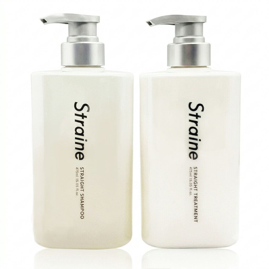 ブランド名ストレイン (Straine)商品名ストレートシャンプー&トリートメント本体定番(Straine SOFT STRAIGHT Shampoo & Treatment)カテゴリー ヘアケア シャンプー＆トリートメント商品説明髪のうね...