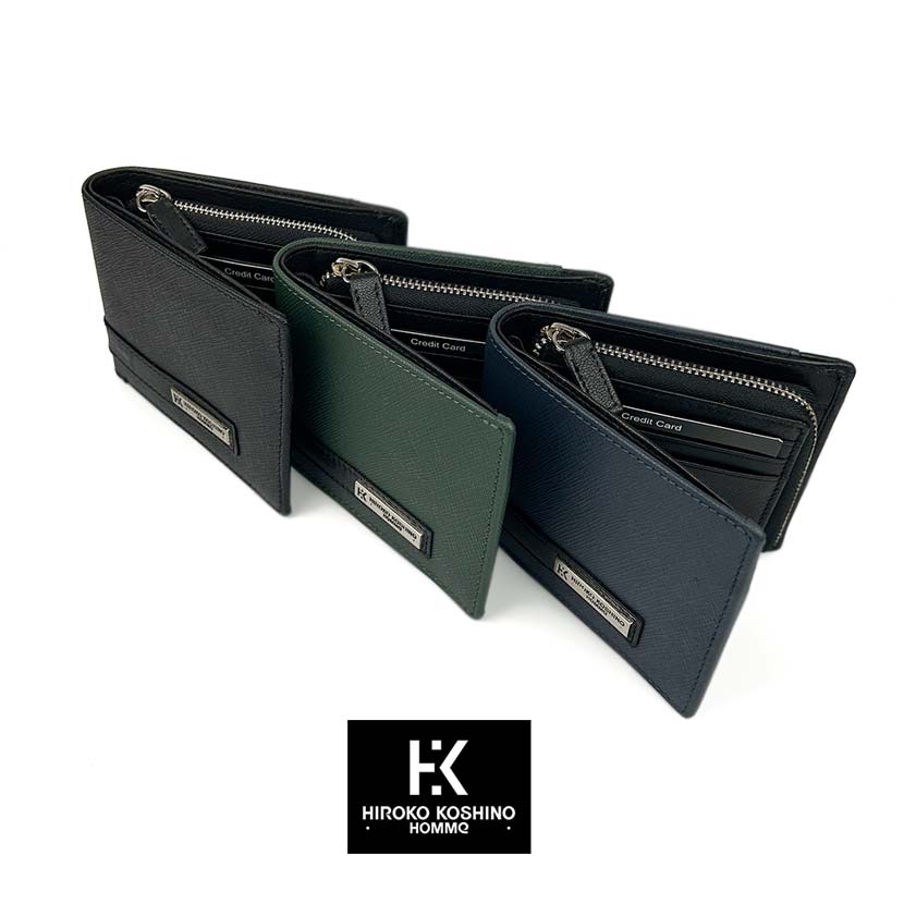 商品情報寸法(約)横11.5cm×縦9cm×厚さ2.5cm素材/材質皮革仕様カードポケット：10フリーポケット：2バックポケット：1パスケース入れ：1小銭入れ：1お札入れ：1カラーブラック・グリーン・ネイビー付属品専用箱商品札注意※モニター...