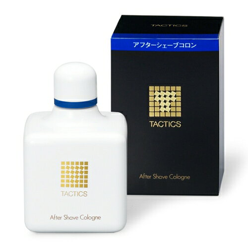 TACTICS After Shave Cologne　心地よい清涼感のひげそり後のローションさっぱりとした感触と、心地よい清涼感で肌を引きしめる、ひげそり後のローションです。ひげそり後の肌荒れを防ぎ、すっきりと整えます。新鮮なグリーンフロ...