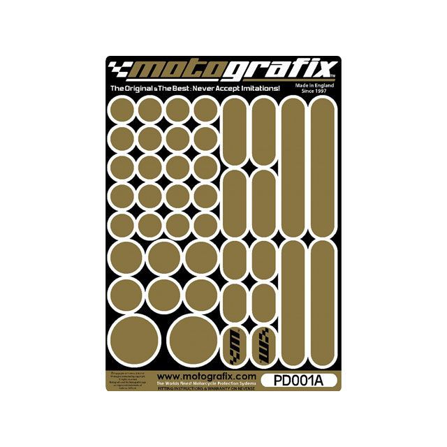 ●メーカー名：モトグラフィックス / MOTOGRAFIX●商品名：タンクパッド ドット（ゴールド）●タイプ PD001A●メーカー品番：MT-PD001A●JANコード：4580041207126当商品はお客様ご注文後の海外輸入となります...