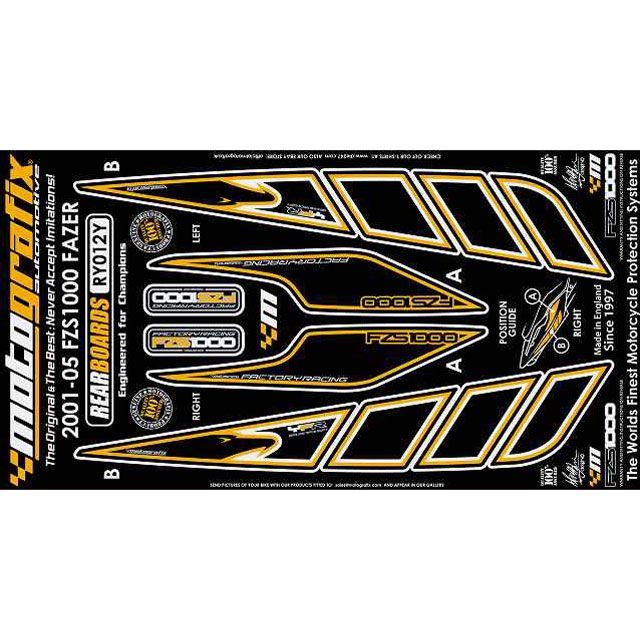 ●メーカー名：モトグラフィックス / MOTOGRAFIX●商品名：ボディパッド Rear ヤマハ●タイプ RY012Y・タイプ：RY012Bはこちら・タイプ：RY012Rはこちら・タイプ：RY012Uはこちら●メーカー品番：MT-RY01...