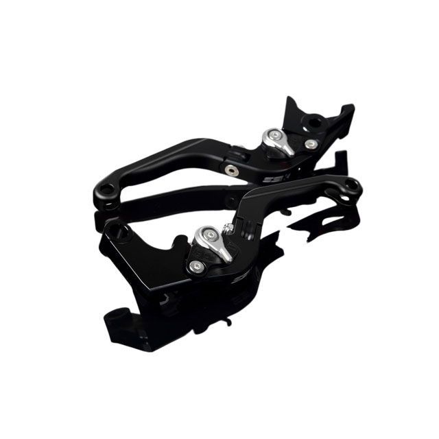 ●メーカー名：SPEEDRA(スピードラ)●商品名：アルミビレットアジャストレバーセット 可倒延長式（レバー本体：マットブラック）●アジャスター マットシルバー エクステンション マットブラック●メーカー品番：LVGM076BK-SRBK●...