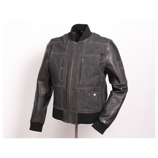 ●メーカー名：デグナー / DEGNER●商品名：2019-2020秋冬モデル 19WJ-18 レザーデニムコンビジャケット（ブラック/ブラック）●サイズ S【特価品】●メーカー品番：19WJ-18-BKBK●JANコード：45244860...