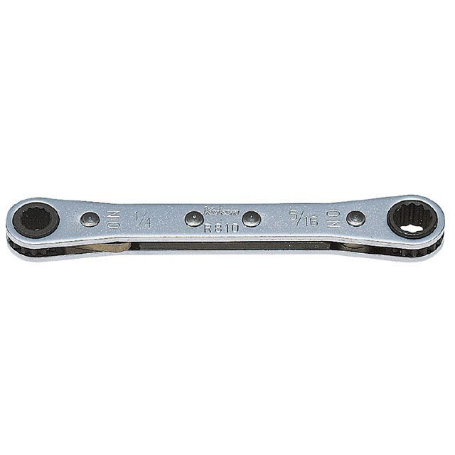 ●メーカー名：コーケン / Ko-ken●商品名：R810-1/2X9/16 ラチェットスパナ 12角 インチサイズ 1/2×9/16●メーカー品番：R810-1/2X9/16●JANコード：4991644200887商品の保証は、メーカー...