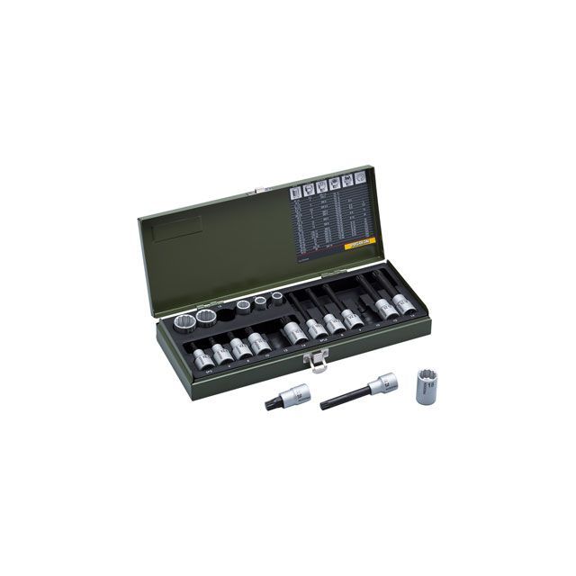 ●メーカー名：キソパワーツール / KISO POWER TOOL●商品名：18点・スプライン＋XZNセット●JANコード：4573271122963商品の保証は、メーカー保証書の内容に準じます。仕様■セット内容：ダブルヘックス（12角）ソ...