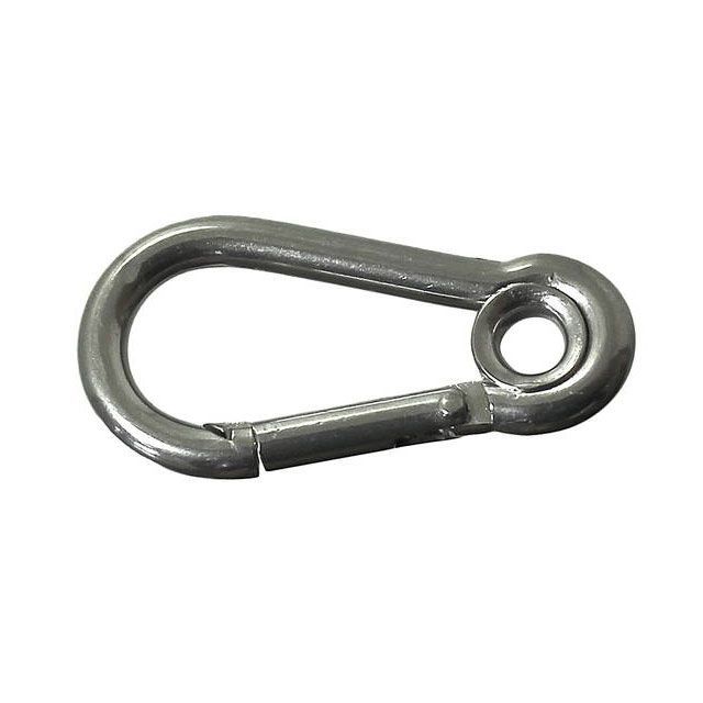 ●メーカー名：ニッサチェイン / nissa chain●商品名：ステン環付スプリングフック 4mm●メーカー品番：SAH1040●JANコード：4968462222261商品の保証は、メーカー保証書の内容に準じます。●仕様■D：4mm■L...