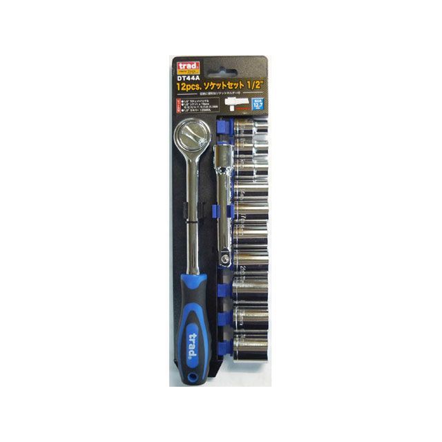 ●メーカー名：三共コーポレーション / sankyo Corporation(サンキョウコーポレーション)●商品名：trad 12pcs ソケットセット●メーカー品番：DT44A●JANコード：4954458973774商品の保証は、メーカ...