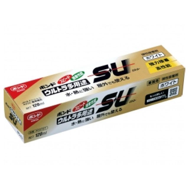 ●メーカー名：コニシ / KONISHI●商品名：ボンド ウルトラ多用途SU 120ml●メーカー品番：＃04727●JANコード：4901490047277商品の保証は、メーカー保証書の内容に準じます。用途屋内、屋外、凹凸面、水回りでの接...