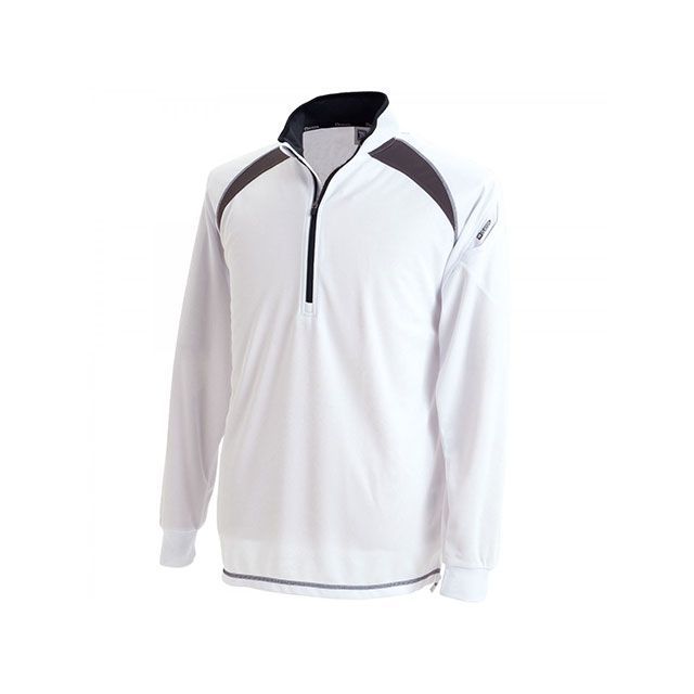 ●メーカー名：TSデザイン / TS DESIGN(ティーエスデザイン)●商品名：ロングスリーブハーフジップ（ホワイト）●サイズ L・サイズ：SSはこちら・サイズ：Sはこちら・サイズ：Mはこちら・サイズ：LLはこちら・サイズ：3Lはこちら・...