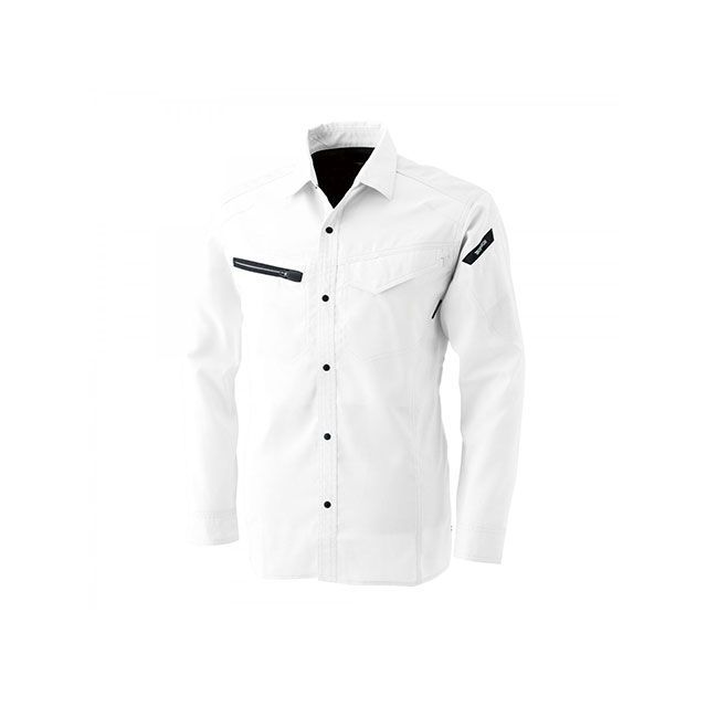 ●メーカー名：TSデザイン / TS DESIGN(ティーエスデザイン)●商品名：AIR ACTIVEロングスリーブシャツ（ホワイト）●サイズ L・サイズ：SSはこちら・サイズ：Sはこちら・サイズ：Mはこちら・サイズ：LLはこちら・サイズ：...