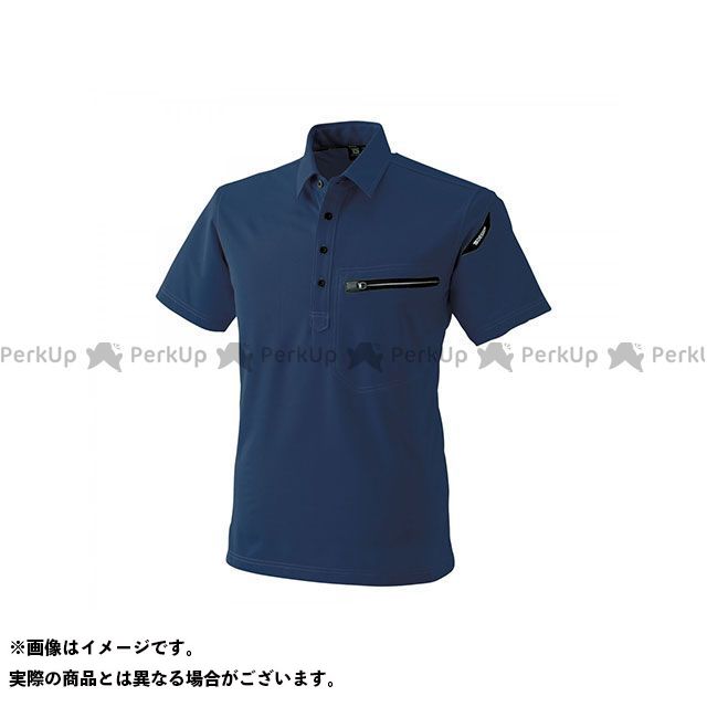 ●メーカー名：TSデザイン / TS DESIGN(ティーエスデザイン)●商品名：ESワークニットショートポロシャツ（ネイビー）●サイズ L・サイズ：SSはこちら・サイズ：Sはこちら・サイズ：Mはこちら・サイズ：LLはこちら・サイズ：3Lは...