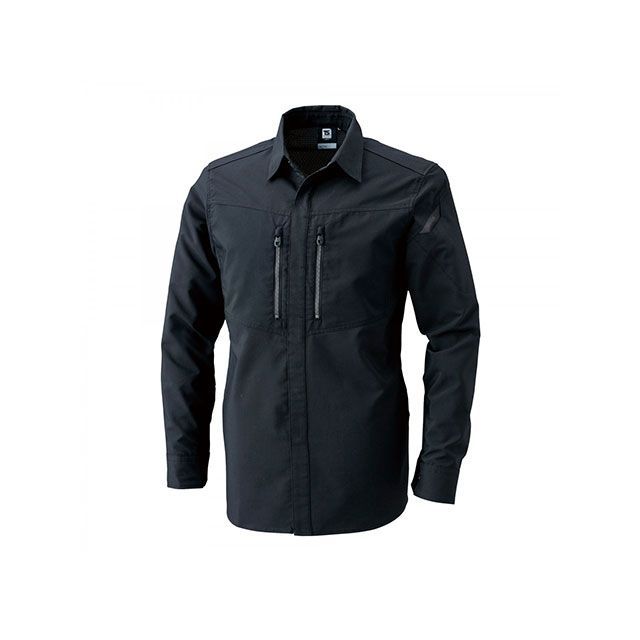 ●メーカー名：TSデザイン / TS DESIGN(ティーエスデザイン)●商品名：ハイブリッドストレッチシャツ（ブラック×ブラック）●サイズ LL・サイズ：SSはこちら・サイズ：Sはこちら・サイズ：Mはこちら・サイズ：Lはこちら・サイズ：3...
