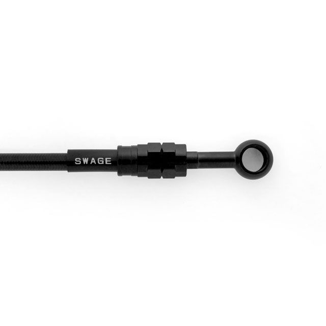 ●メーカー名：スウェッジラインプロ / SWAGE-LINE PRO●商品名：イージーオーダーブレーキホース SF-ナローナット（ブラック電解発色）●ホース長 225mm●メーカー品番：BTKB-1030M-0225●JANコード：4549...