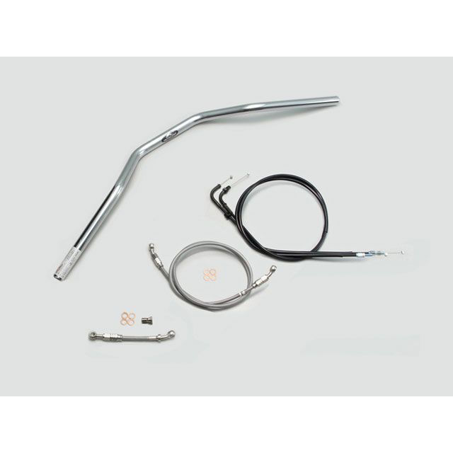 ●メーカー名：ハリケーン / HURRICANE●商品名：トラッカースペシャル ハンドルSET（クロームメッキ）●メーカー品番：H031-033C●JANコード：4936887018103商品の保証は、メーカー保証書の内容に準じます。カラー...