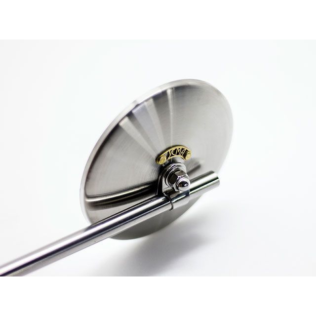 ●メーカー名：モーターロック / Motor Rock●商品名：JCMAミラー φ100 ヘアライン●タイプ 4. Nickel/Brass（ニッケルタグ/ブラスリベット）・タイプ：1. Brass（ブラスタグ/ブラスリベット）はこちら・タ...