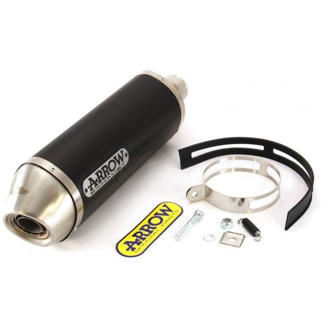 ●メーカー名：アロー / ARROW●商品名：HONDA INTEGRA / NC 700 S-X HOMOLOGATED ALUMINIUM DARK RACE-TECH SILENCER FOR 71463MI LINK PIPE ｜ ...