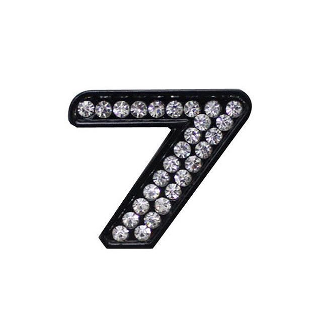 ●メーカー名：マッドマックス / MADMAX●商品名：ダイヤ文字エンブレム●カラー：ブラック 仕様：文字：7●メーカー品番：O98-2005-7商品の保証は、メーカー保証書の内容に準じます。●備考車・バイクに！強力両面テープ付属。お好きな...