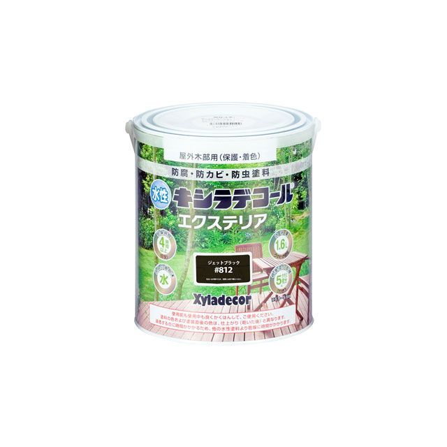 ●メーカー名：カンペハピオ / Kanpe Hapio●商品名：水性キシラデコール エクスS ジェットブラック 1.6L●メーカー品番：・00047670360000●JANコード：4571152254130商品の保証は、メーカー保証書の内...