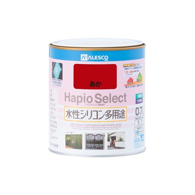 ●メーカー名：カンペハピオ / Kanpe Hapio●商品名：ハピオセレクト あか 0.7L●メーカー品番：・00017650031007●JANコード：4972910045616商品の保証は、メーカー保証書の内容に準じます。仕様【塗れな...