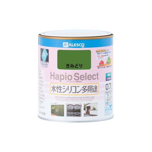 ●メーカー名：カンペハピオ / Kanpe Hapio●商品名：ハピオセレクト きみどり 0.7L●メーカー品番：・00017650281007●JANコード：4972910045760商品の保証は、メーカー保証書の内容に準じます。仕様【塗...