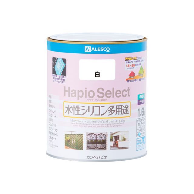 ●メーカー名：カンペハピオ / Kanpe Hapio●商品名：ハピオセレクト 白 1.6L●メーカー品番：・00017650011016●JANコード：4972910047610商品の保証は、メーカー保証書の内容に準じます。仕様【塗れない...