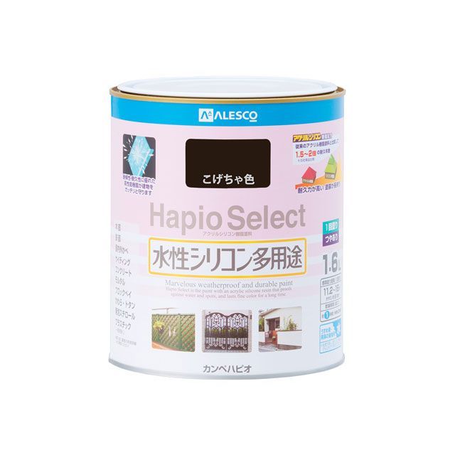 ●メーカー名：カンペハピオ / Kanpe Hapio●商品名：ハピオセレクト こげちゃ 1.6L●メーカー品番：・00017650161016●JANコード：4972910047733商品の保証は、メーカー保証書の内容に準じます。仕様【塗...