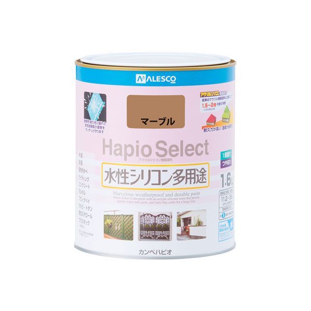 ●メーカー名：カンペハピオ / Kanpe Hapio●商品名：ハピオセレクト マーブル 1.6L●メーカー品番：・00017650171016●JANコード：4972910047993商品の保証は、メーカー保証書の内容に準じます。仕様【塗...