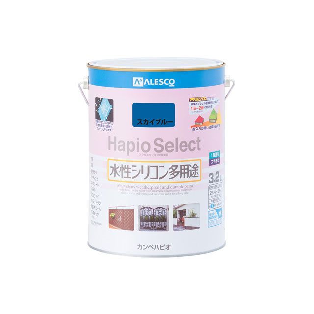 ●メーカー名：カンペハピオ / Kanpe Hapio●商品名：ハピオセレクト スカイブルー 3.2L●メーカー品番：・00017650641032●JANコード：4972910048105商品の保証は、メーカー保証書の内容に準じます。仕様...