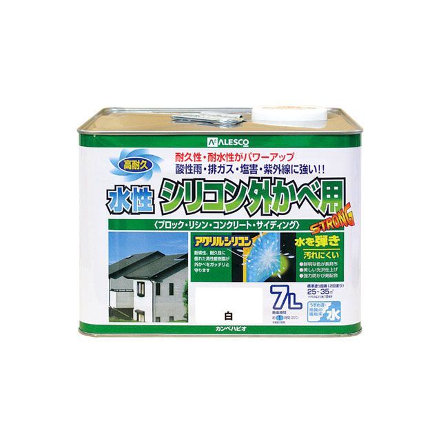●メーカー名：カンペハピオ / Kanpe Hapio●商品名：水性シリコン外壁用 白 7L●メーカー品番：・00427650011070●JANコード：4972910237516商品の保証は、メーカー保証書の内容に準じます。仕様【塗れない...