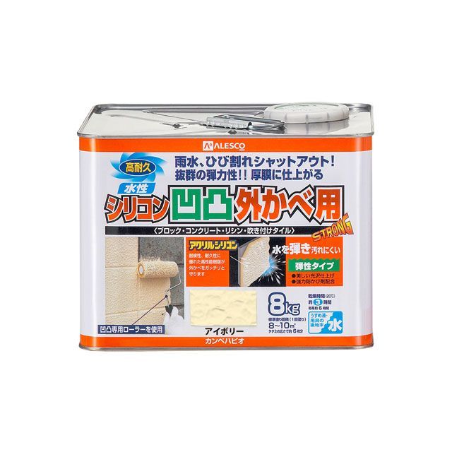 ●メーカー名：カンペハピオ / Kanpe Hapio●商品名：水性シリコン凹凸外壁用 アイボリー 8K●メーカー品番：・00437650073080●JANコード：4972910242138商品の保証は、メーカー保証書の内容に準じます。仕...