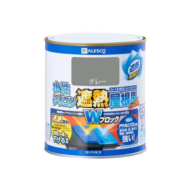 ●メーカー名：カンペハピオ / Kanpe Hapio●商品名：水性シリコン遮熱屋根用 グレー 0.7L●メーカー品番：・00377655091007●JANコード：4972910279646商品の保証は、メーカー保証書の内容に準じます。仕...