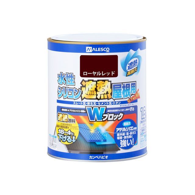 ●メーカー名：カンペハピオ / Kanpe Hapio●商品名：水性シリコン遮熱屋根用 ローヤルレッド1.6L●メーカー品番：・00377655141016●JANコード：4972910279752商品の保証は、メーカー保証書の内容に準じま...