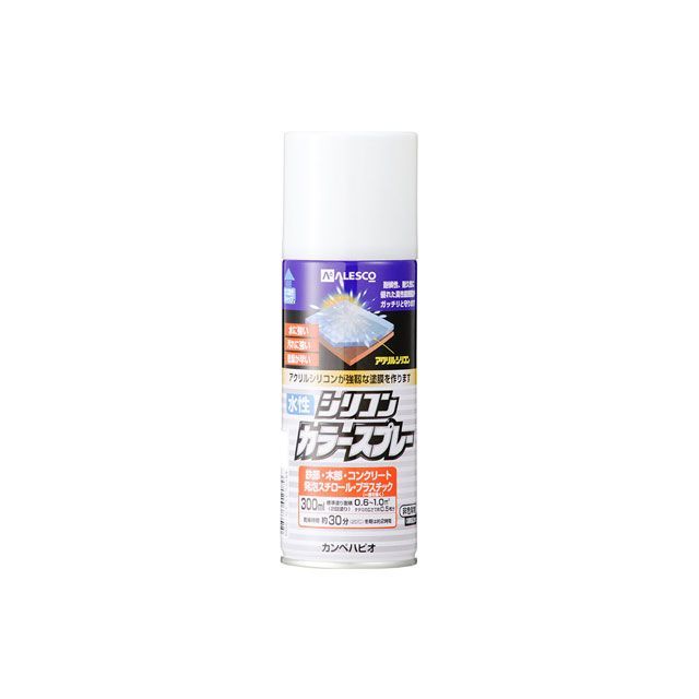 ●メーカー名：カンペハピオ / Kanpe Hapio●商品名：水性シリコンカラースプレー つや消ホワイト 300ML●メーカー品番：・00507654082300●JANコード：4972910383626商品の保証は、メーカー保証書の内容...