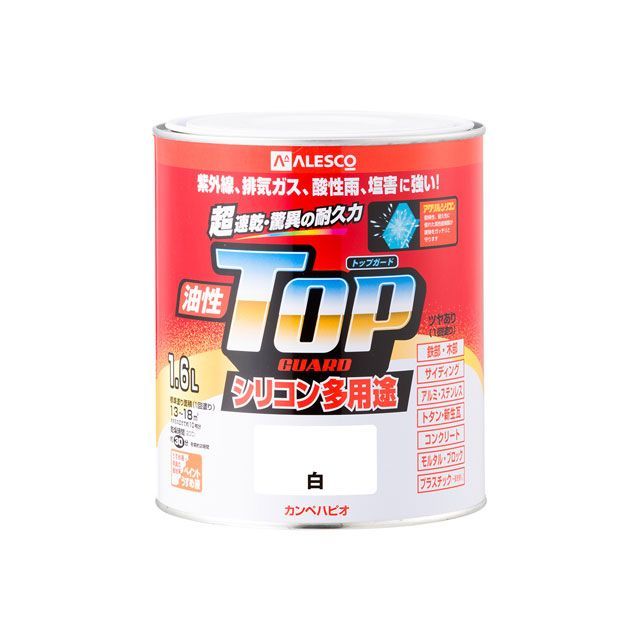 ●メーカー名：カンペハピオ / Kanpe Hapio●商品名：油性トップガード 白 1.6L●メーカー品番：・00017640011016●JANコード：4972910406332商品の保証は、メーカー保証書の内容に準じます。仕様【塗れな...
