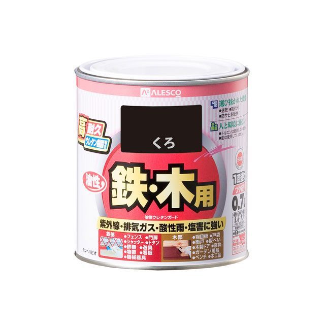 ●メーカー名：カンペハピオ / Kanpe Hapio●商品名：油性ウレタンガード くろ 0.7L●メーカー品番：・00037640021007●JANコード：4972910412371商品の保証は、メーカー保証書の内容に準じます。仕様【塗...