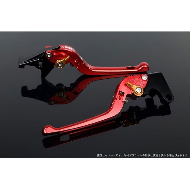 ●メーカー名：SPEEDRA(スピードラ)●商品名：アジャストレバー 3D可倒式（レバー本体カラー：レッド）●アジャスターカラー：ゴールド・アジャスターカラー：ブラックはこちら・アジャスターカラー：シルバーはこちら・アジャスターカラー：チタ...