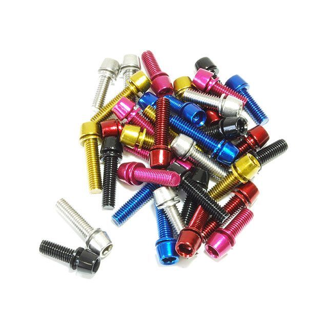 ●メーカー名：FF-R（自転車） / FF-R(エフエフアール)●商品名：TL-109F-520 ステンレスカラーボルト（M5×20）●カラー ブラック・カラー：ゴールドはこちら・カラー：ブルーはこちら・カラー：ピンクはこちら・カラー：シル...