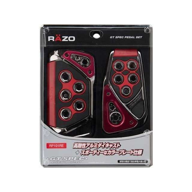 ●メーカー名：カーメイト / CARMATE●商品名：RAZO GT SPEC PEDAL SET AT-Sレッド（RP101RE）●メーカー品番：RP101RE●JANコード：4973007776260商品の保証は、メーカー保証書の内容に...