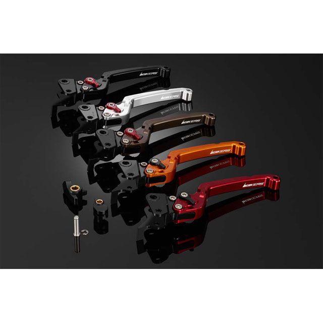 ●メーカー名：バイカーズ / BIKERS●商品名：可倒式ADJブレーキレバー左●カラー チタンカラー・カラー：ブラックはこちら・カラー：ブルーはこちら・カラー：グリーンはこちら・カラー：グレーはこちら・カラー：ライトゴールドはこちら・カラ...