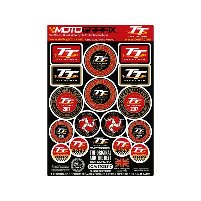 ●メーカー名：モトグラフィックス / MOTOGRAFIX●商品名：3D Gel BADGE KIT 16PCS Isle Of Man TT Races2017●メーカー品番：MT-IOMTTOBS17●JANコード：4580041228...