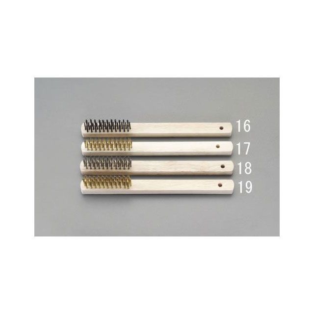 ●メーカー名：エスコ / ESCO●商品名：270mm 3行 ワイヤーブラシ（真鍮線）●メーカー品番：EA109DB-19●JANコード：4548745310856商品の保証は、メーカー保証書の内容に準じます。備考■行数…3行■全長…270...