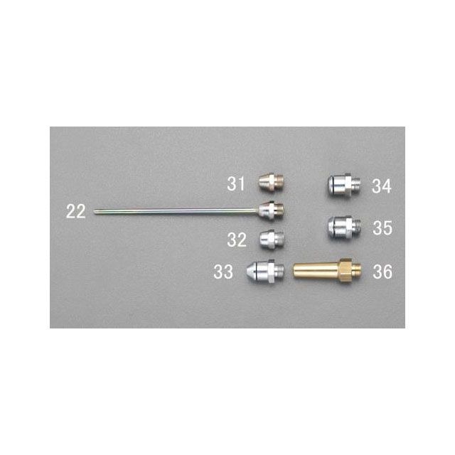 ●メーカー名：エスコ / ESCO●商品名：増量ノズル（EA123ABシリーズ用）●メーカー品番：EA123AB-34●JANコード：4550061014622商品の保証は、メーカー保証書の内容に準じます。備考■取付ねじ…M12×1.25■...
