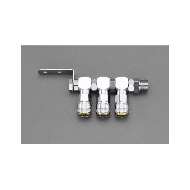 ●メーカー名：エスコ / ESCO●商品名：G 1/2”/3連 マルチ連結自在カップリング●メーカー品番：EA140DL-3●JANコード：4548745173567商品の保証は、メーカー保証書の内容に準じます。備考■材質…鋼鉄・真鍮■使用...