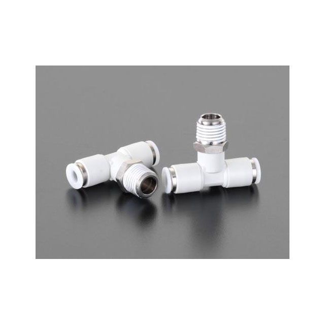 ●メーカー名：エスコ / ESCO●商品名：10mmxR 1/4” T型ユニオン（2個）●メーカー品番：EA140HG-102●JANコード：4518340882768商品の保証は、メーカー保証書の内容に準じます。備考■材質…樹脂（PBT）...