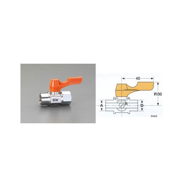 ●メーカー名：エスコ / ESCO●商品名：Rc1/4”xRc1/4” ミニボールバルブ（RoHS対応品）●メーカー品番：EA425BW-122●JANコード：4548745769227商品の保証は、メーカー保証書の内容に準じます。備考■材...