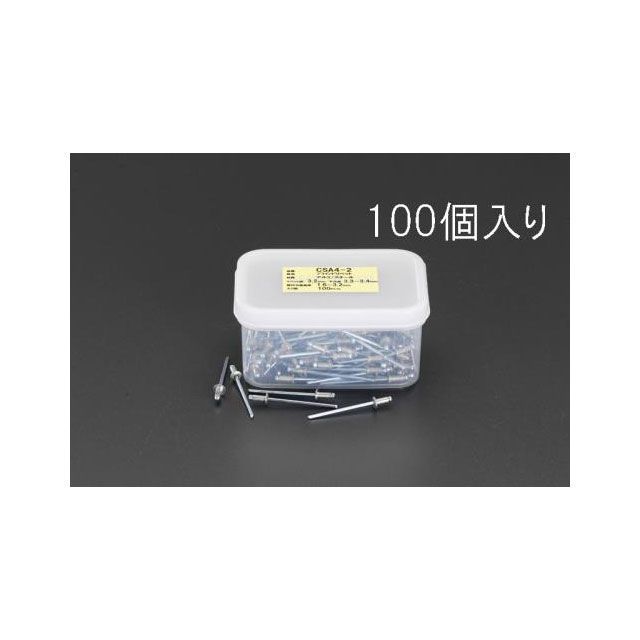 ●メーカー名：エスコ / ESCO●商品名：3.2-4.8mm/2.4mm ブラインドリベット（100本）●メーカー品番：EA527BS-2●JANコード：4518340258617商品の保証は、メーカー保証書の内容に準じます。備考■材質…...