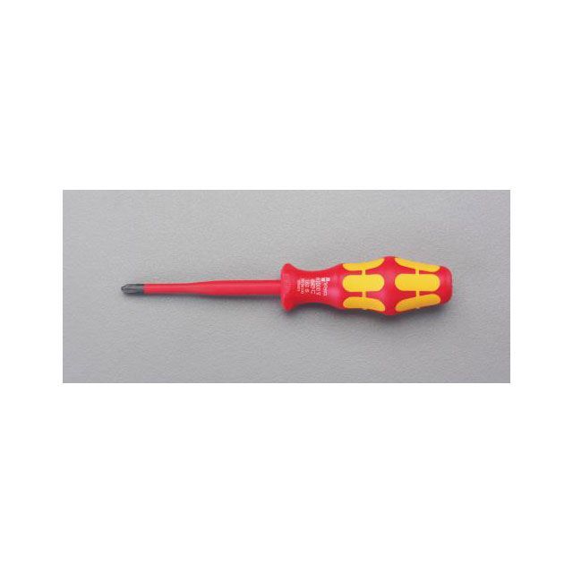 ●メーカー名：エスコ / ESCO●商品名：＃2x100mm + ドライバー・絶縁（先細型）●メーカー品番：EA560WE-22●JANコード：4548745575132商品の保証は、メーカー保証書の内容に準じます。備考■先端…＃2■軸長…...