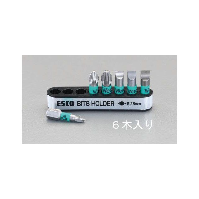 ●メーカー名：エスコ / ESCO●商品名：6本組 + - ドライバービット●メーカー品番：EA611AJ-2●JANコード：4548745580198商品の保証は、メーカー保証書の内容に準じます。備考■6本セット■セット内容…■（＋）・（...