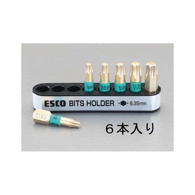 ●メーカー名：エスコ / ESCO●商品名：6本組 Torx ドライバービット（ダイヤ付）●メーカー品番：EA611AJ-12●JANコード：4548745646191商品の保証は、メーカー保証書の内容に準じます。備考■セット内容…6本セッ...